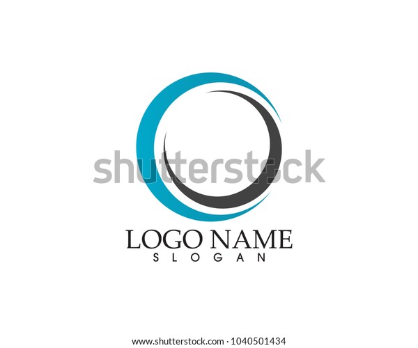 Circle Logo Symbols Vector: vetor stock (livre de direitos) 1040501434 ...