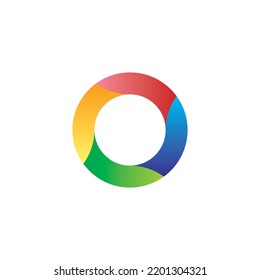Circle Logo Various Color Combinations Stock Vector (Royalty Free ...