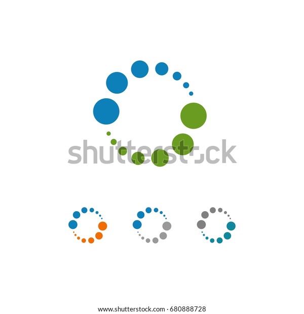 Vector de logotipo de círculo