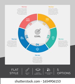 Infinity Symbol Chart Divided Into 6 Stock Vector (Royalty Free ...