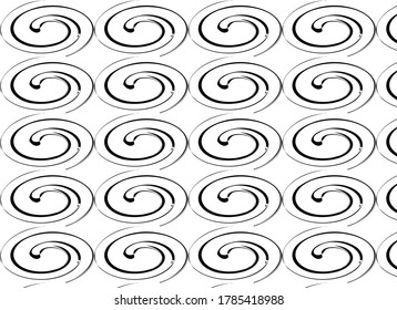 Abstract Thin Line Headers Curly Design Stock Vector (Royalty Free ...