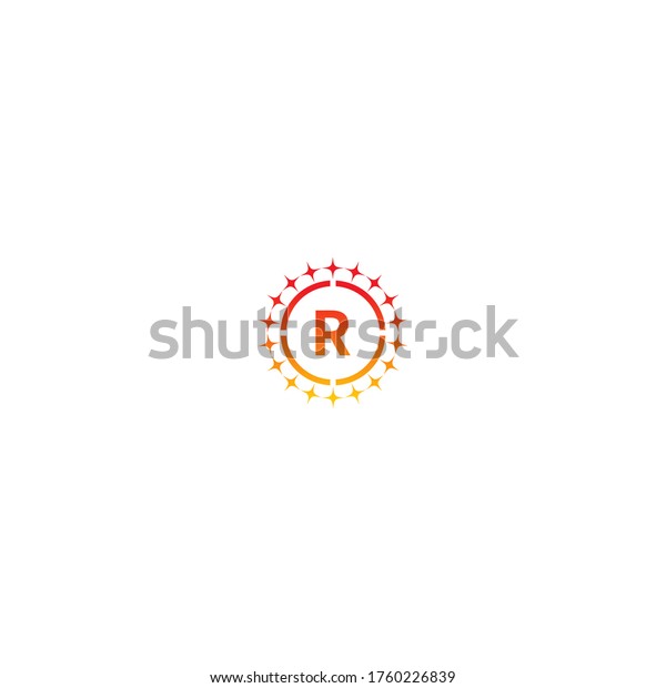 Circle R Logo Letter Design Concept Stock Vector (Royalty Free ...