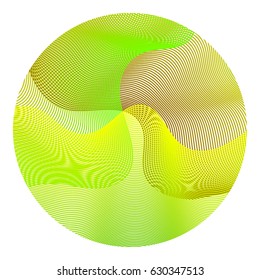 Circle Ripple Abstract Vector Illustration On Stock Vector (Royalty ...