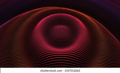 Circle Ripple Effect Radial Pulse Surface Stock Vector (Royalty Free ...