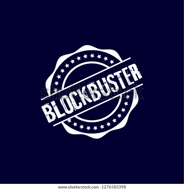 Circle Rubber Stamp Text Blockbuster Blockbuster Stock Vector (Royalty ...