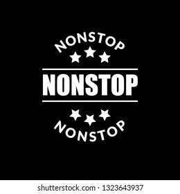 Circle Rubber Stamp Text Nonstop Nonstop Stock Vector (Royalty Free ...
