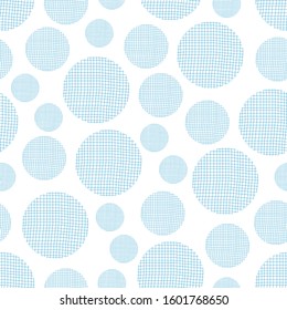 Circle Seamless Pattern Linen Fabric Texture Stock Vector (Royalty Free ...