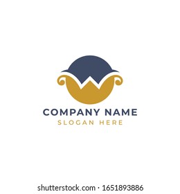 Circle Shape Letter W Monogram Logo Stock Vector (Royalty Free ...