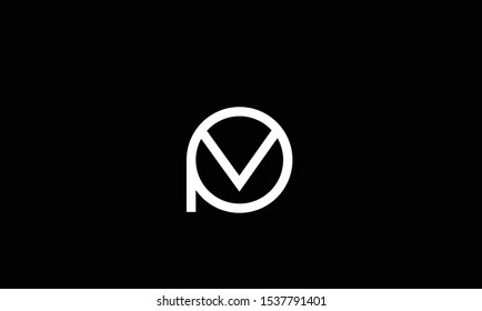 Circle Shaped Pvvpvp Logo Design Stock Vector (Royalty Free) 1537791401 ...