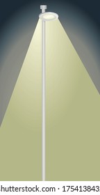 Circle Street Light Vector Illustration Stock Vector (Royalty Free ...