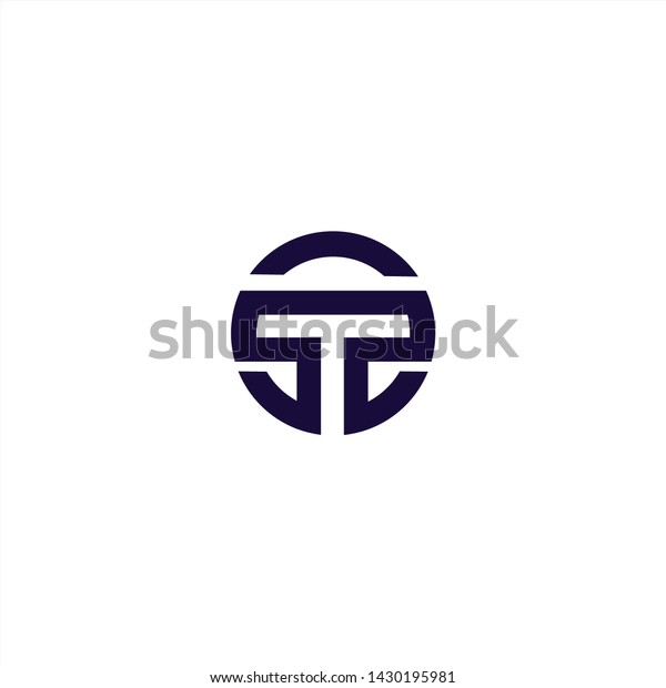 Circle T Ttss Logo Type Design Stock Vector (Royalty Free) 1430195981 ...