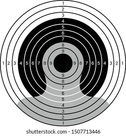 Shooting Target Rabbit Shooting Range Vector Stock Vector (Royalty Free ...
