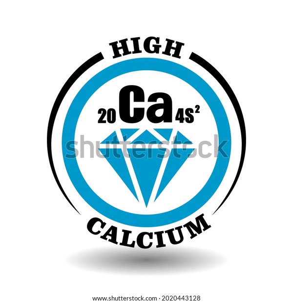 Circle Vector Icon Chemical Calcium Symbol Stock Vector (Royalty Free ...