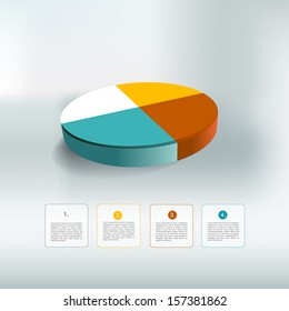 Circle Web Diagram Template Infographics Vector Stock Vector (Royalty ...