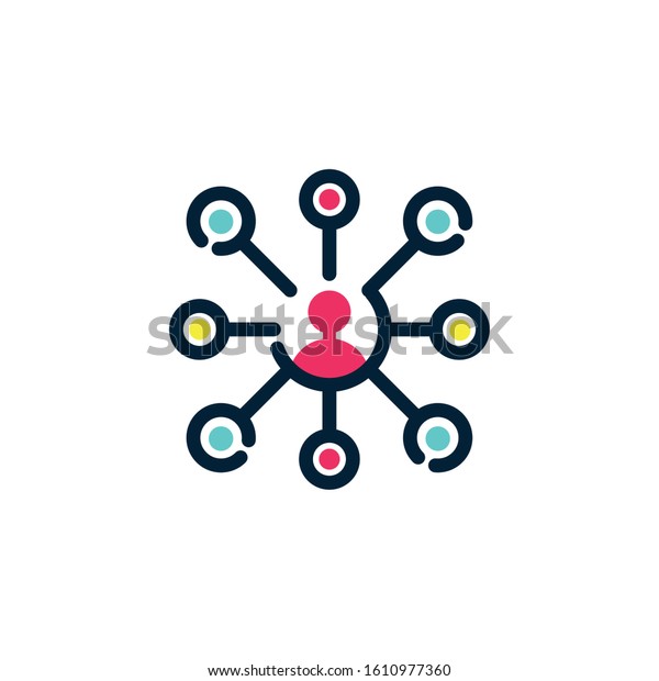 Circuit Avatar Profile Design Person Social Stock Vector (Royalty Free ...