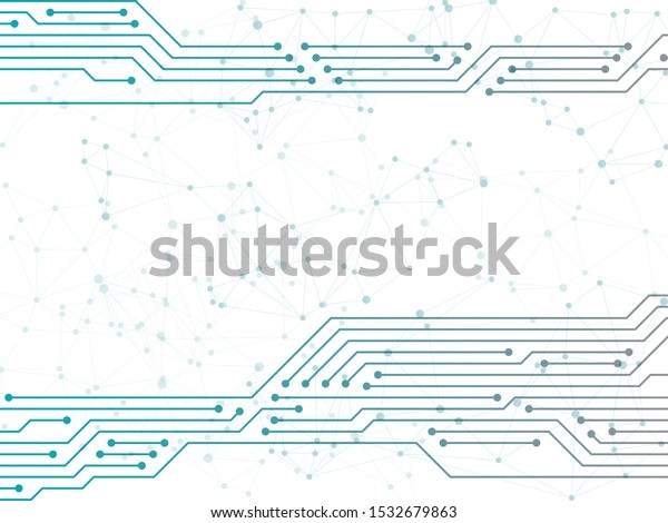 Circuit Board Motherboard Texture Vector Background Stock Vector ...