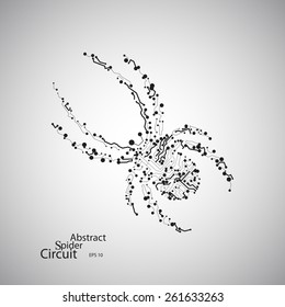 Circuit Board Spider Eps 10 Vector Stock Vector (Royalty Free ...