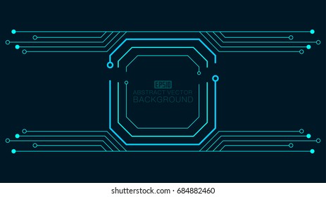 Circuit Board Vector Background Stock Vector (Royalty Free) 684882460 ...