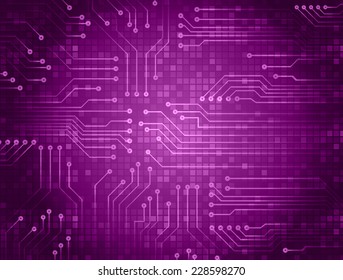 Abstract Technology Circuit Background Vector Illustration 库存矢量图（免版税 ...