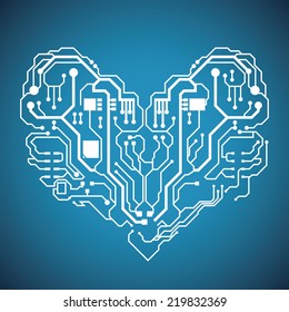 Circuit Graphic Design Vector Illustration Stock Vector (Royalty Free ...