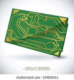 Circuit Graphic Design Vector Illustration Stock Vector (Royalty Free ...
