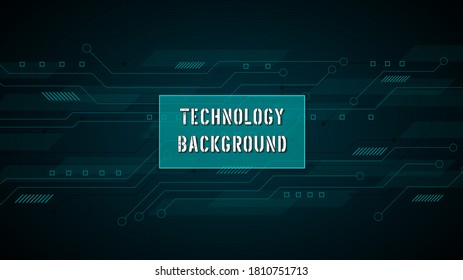 Hi Tech Rectangle Frame Futuristic Techno Stock Vector (Royalty Free ...