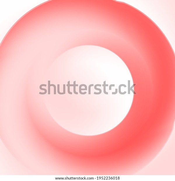 Circular Color Gradient Shades Red White Stock Vector (Royalty Free ...