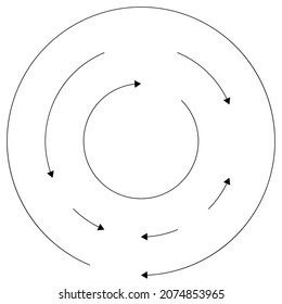 1,532 Circular Concentric Arrows Images, Stock Photos & Vectors ...