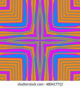 Circular Cross Striped Pattern Hand Drawn Stock Vector (Royalty Free ...