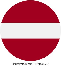 Circular Flag Latvia Stock Vector (Royalty Free) 1121508527 | Shutterstock