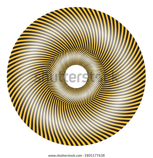 Circular Geometry Design Element Vector Illustration Stock Vector ...