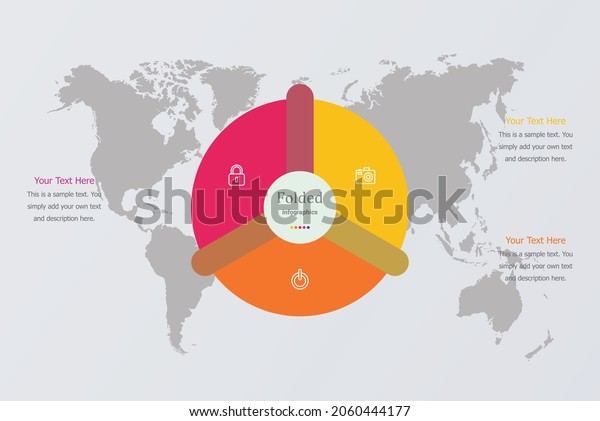 Circular Infographic Diagram Powerpoint Google Slides Stock Vector ...