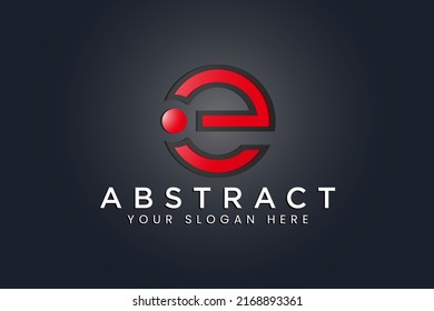 Circular Letter E Logo Vector Stock Vector (Royalty Free) 2168893361 ...