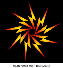 441 Circular lightning bolt Images, Stock Photos & Vectors | Shutterstock