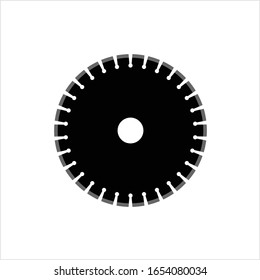 Circular Saw Disk Icon Design Vector Stock Vector (Royalty Free ...
