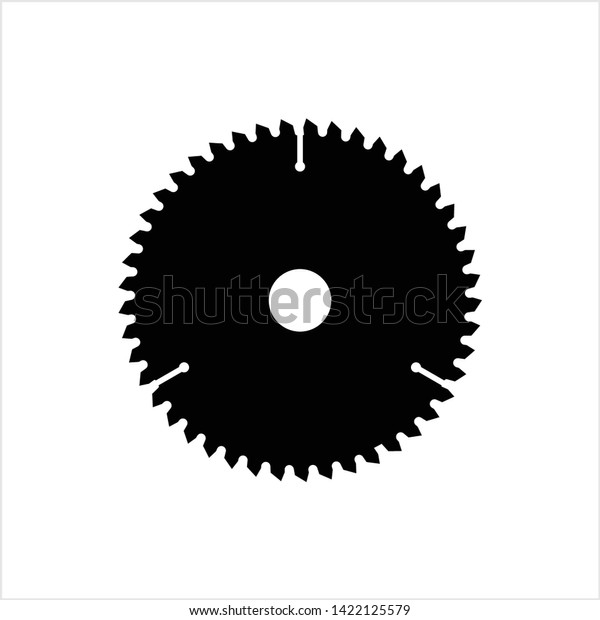 Circular Saw Disk Icon Design Vector Stock Vector (Royalty Free ...