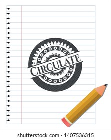 Acting Draw Pencil Effect Vector Illustration: เวกเตอร์สต็อก (ปลอดค่า ...