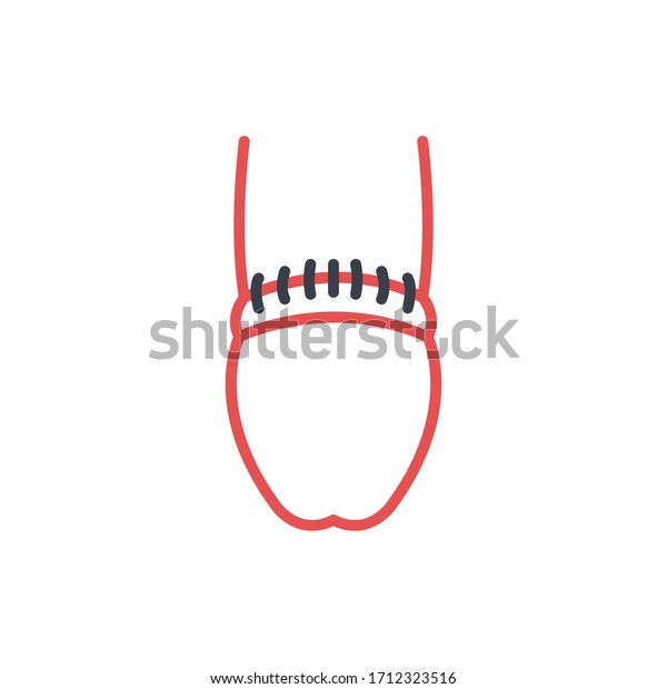 Circumcision Line Icon Vector Illustration Stock Vector (Royalty Free ...