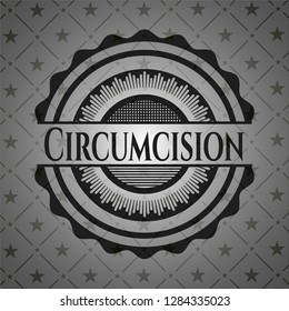 Circumcision Realistic Black Emblem Stock Vector (Royalty Free ...