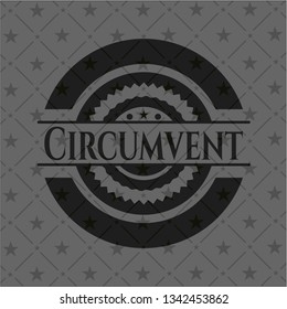 Circumvent Dark Emblem Retro Stock Vector (Royalty Free) 1342453862