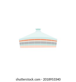 Circus Building Drawing Vector Illustration Stock Vector (Royalty Free ...