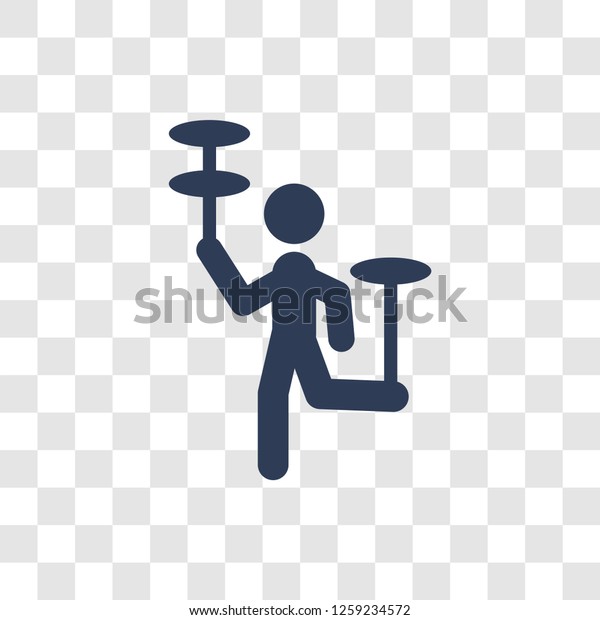 Circus Stunt Icon Trendy Circus Stunt Stock Vector (Royalty Free ...