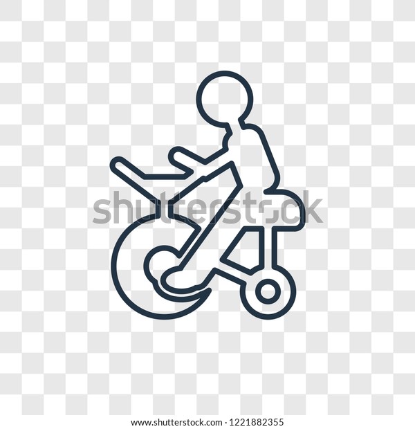 Circus Stunt Man Concept Vector Linear Stock Vector (Royalty Free ...