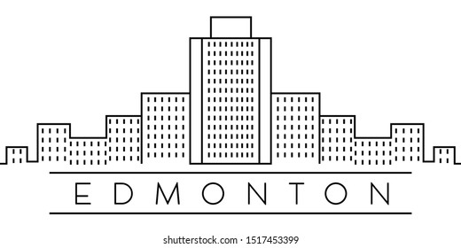 346 Edmonton skyline vector Images, Stock Photos & Vectors | Shutterstock