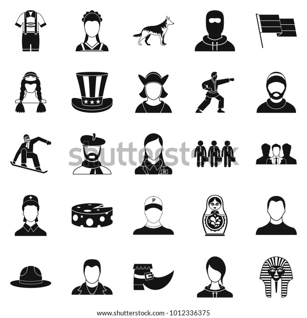 Citizen Icons Set Simple Set 25 Stock Vector (Royalty Free) 1012336375