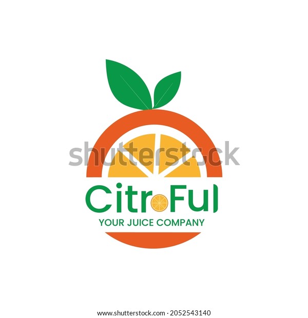Citro Ful Logo Design Vector Stock Vector (Royalty Free) 2052543140