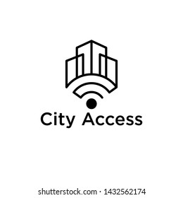 City Access Logo Design Aplication Stock Vector (Royalty Free ...