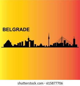 City Belgrade Vector Stock Vector (Royalty Free) 615877706 | Shutterstock