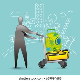 City Break Stock Vector (Royalty Free) 659994688 | Shutterstock