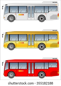 City Bus Stock Vector (Royalty Free) 355182188 | Shutterstock